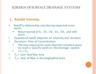 Drainage system | PPTX