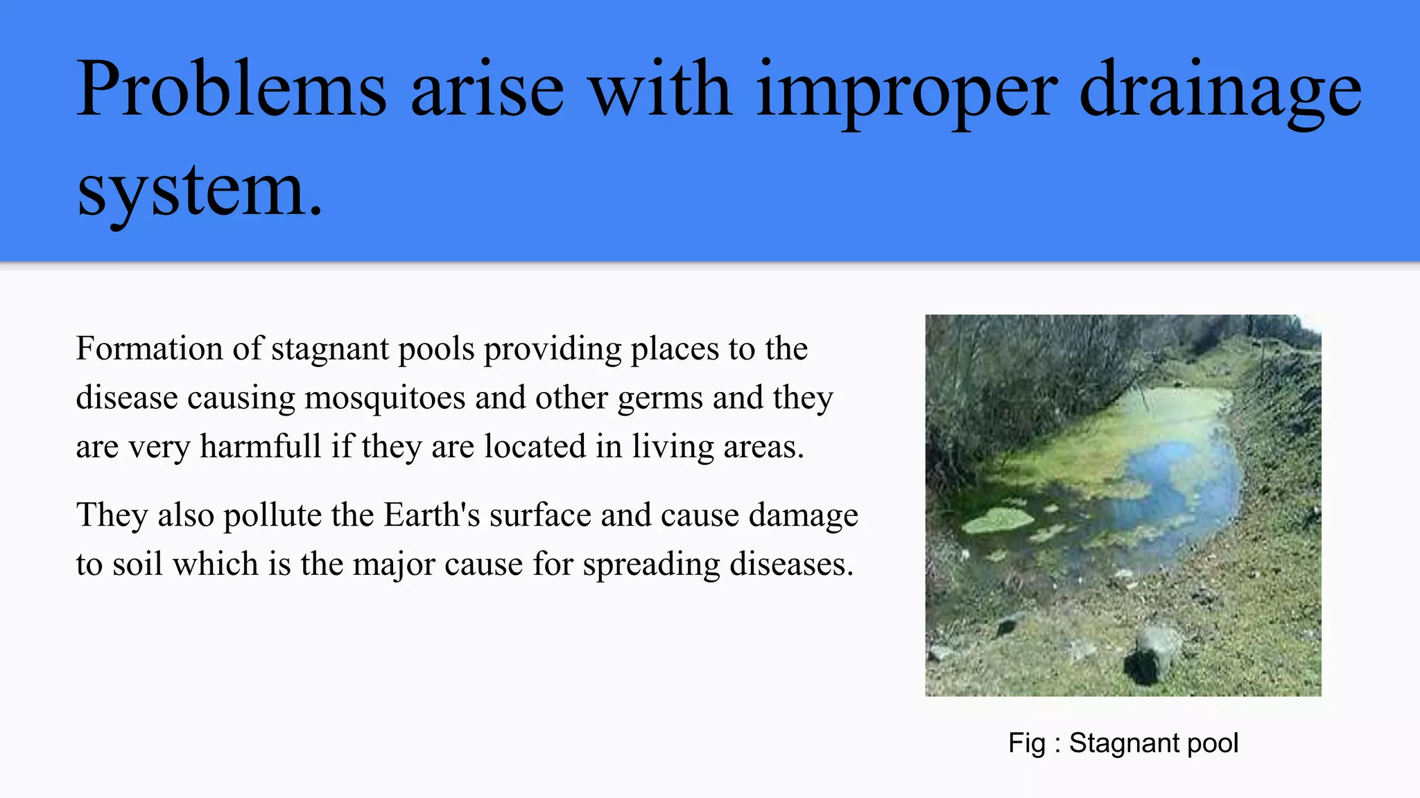 PPT on Drainage system problems and sloutions | PPTX