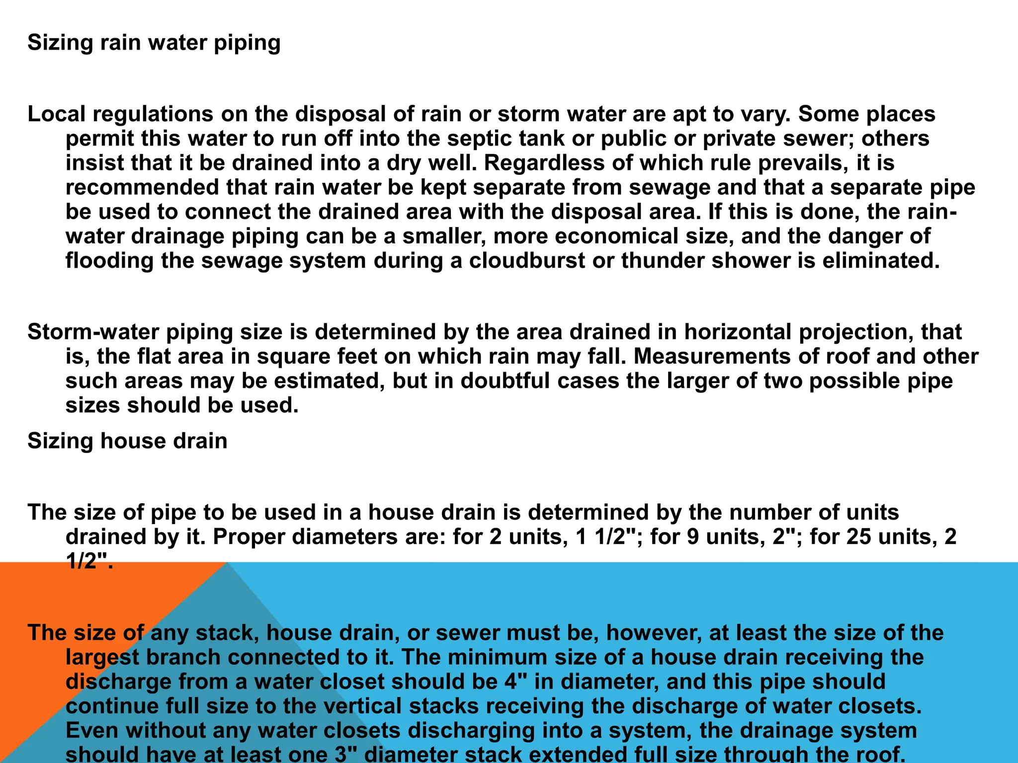 drainage system UTILITIES BOARD EXAM, drainage system UTILITIES BOARD ...