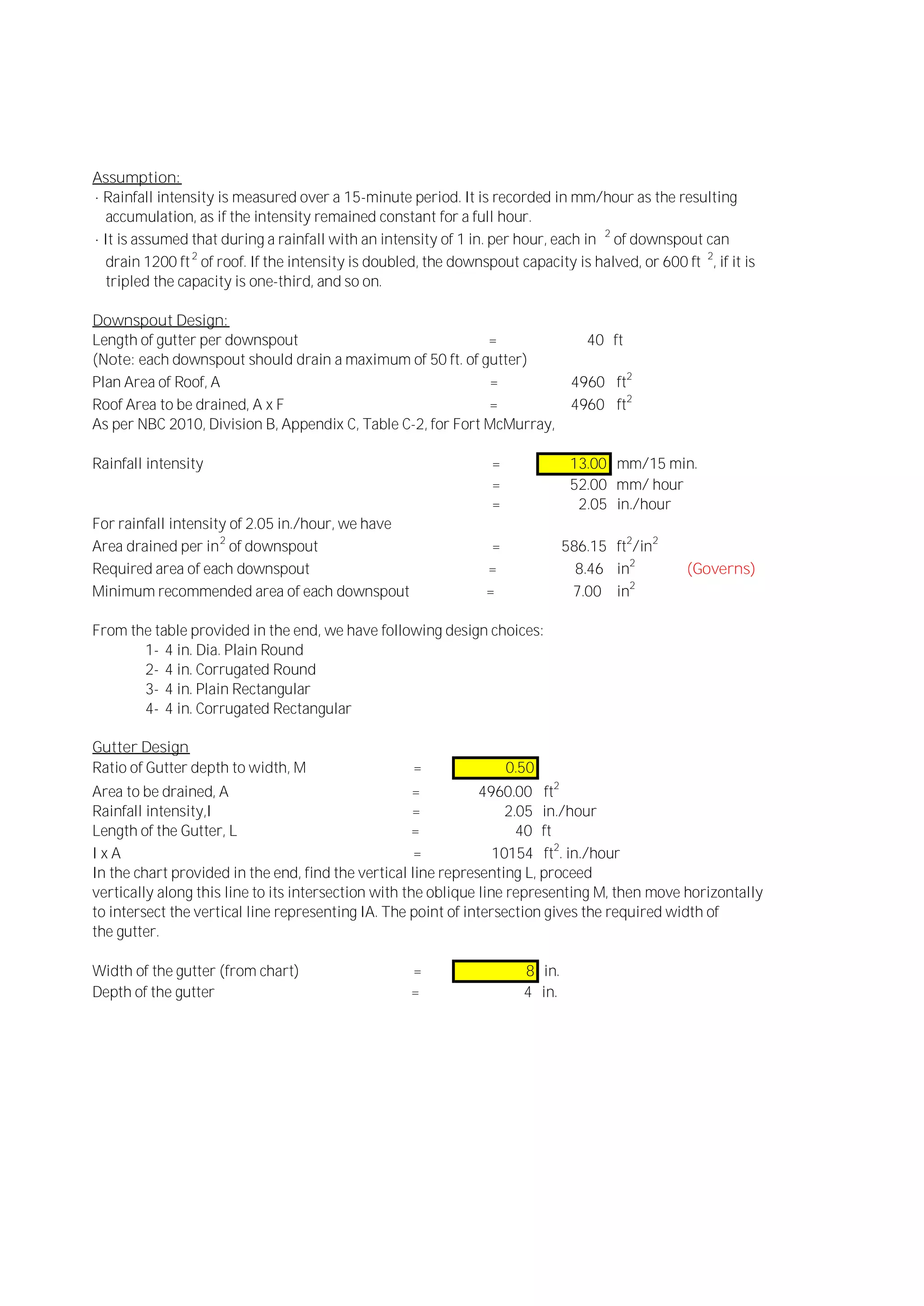 Drainage system design | PDF