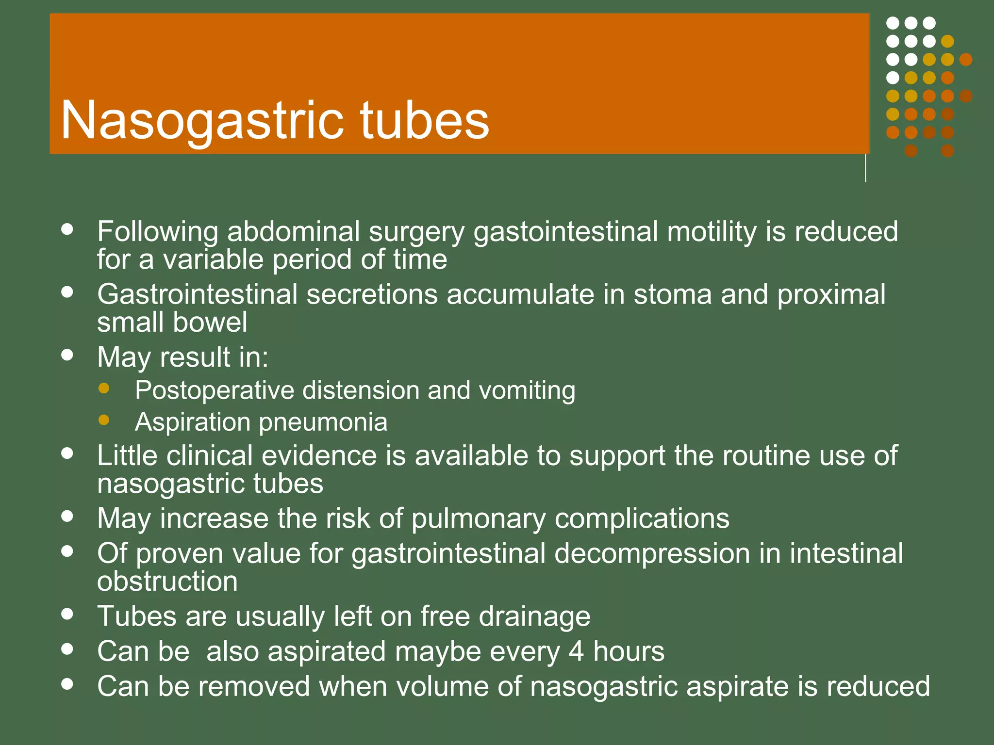Drainage system in abdominal surgery | PPT