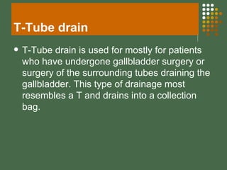 Drainage system in abdominal surgery | PPT