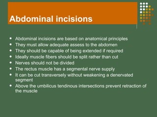 Drainage system in abdominal surgery | PPT