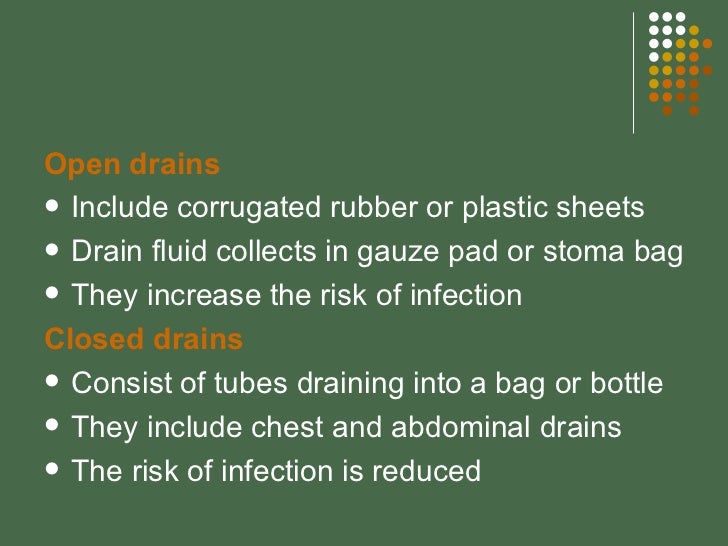 Different Types Of Drainage Tubes at Dina Mcalpin blog