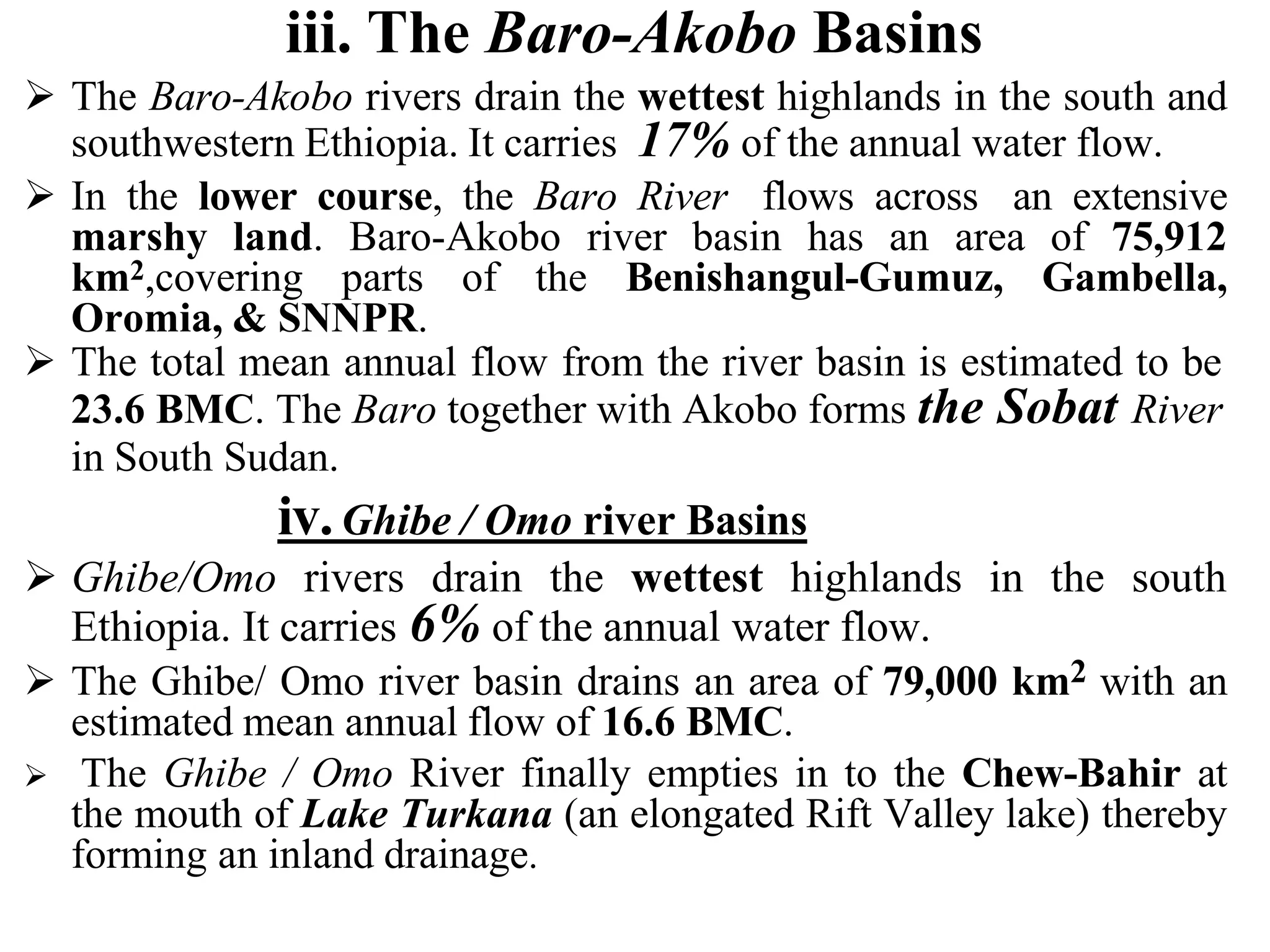 Chapter 4 - Drainage Systems and Water Resources of Ethiopia and the ...