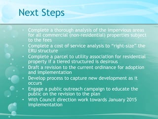 Jim Proce - Stormwater & Drainage Utility Fees Analysis and ...