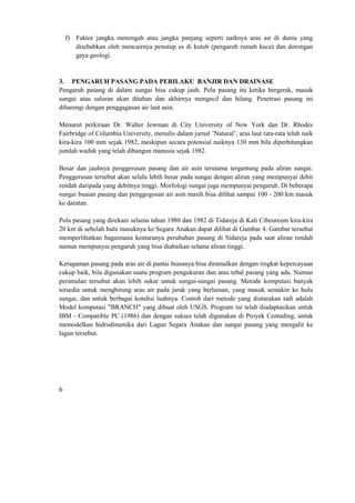 Gejala pasang dan drainase daerah rendah | PDF