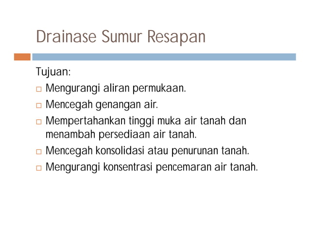 Sistem Penerapan Drainase | PDF