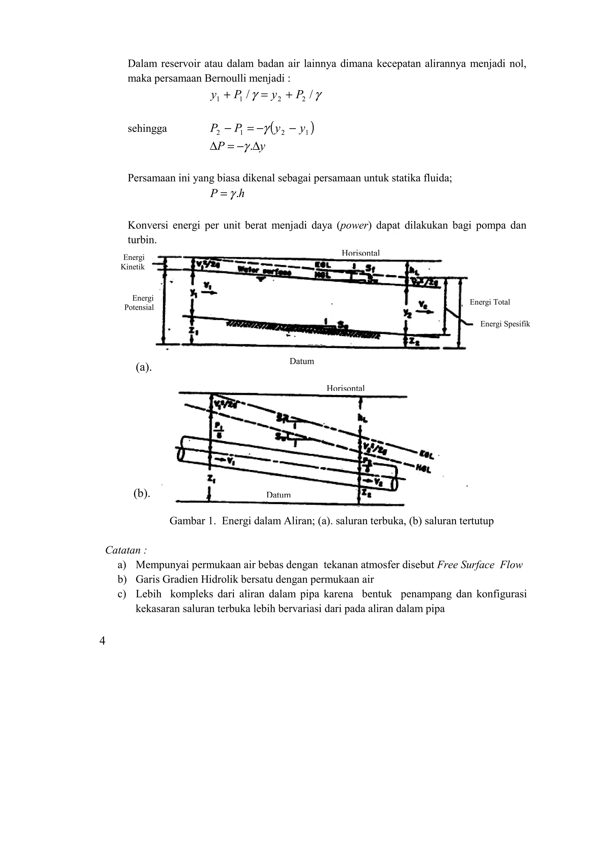 Analisa hidraulika terapan untuk perencanaan drainase | PDF