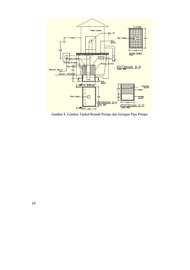 Gambar teknis perencanaan drainase | PDF