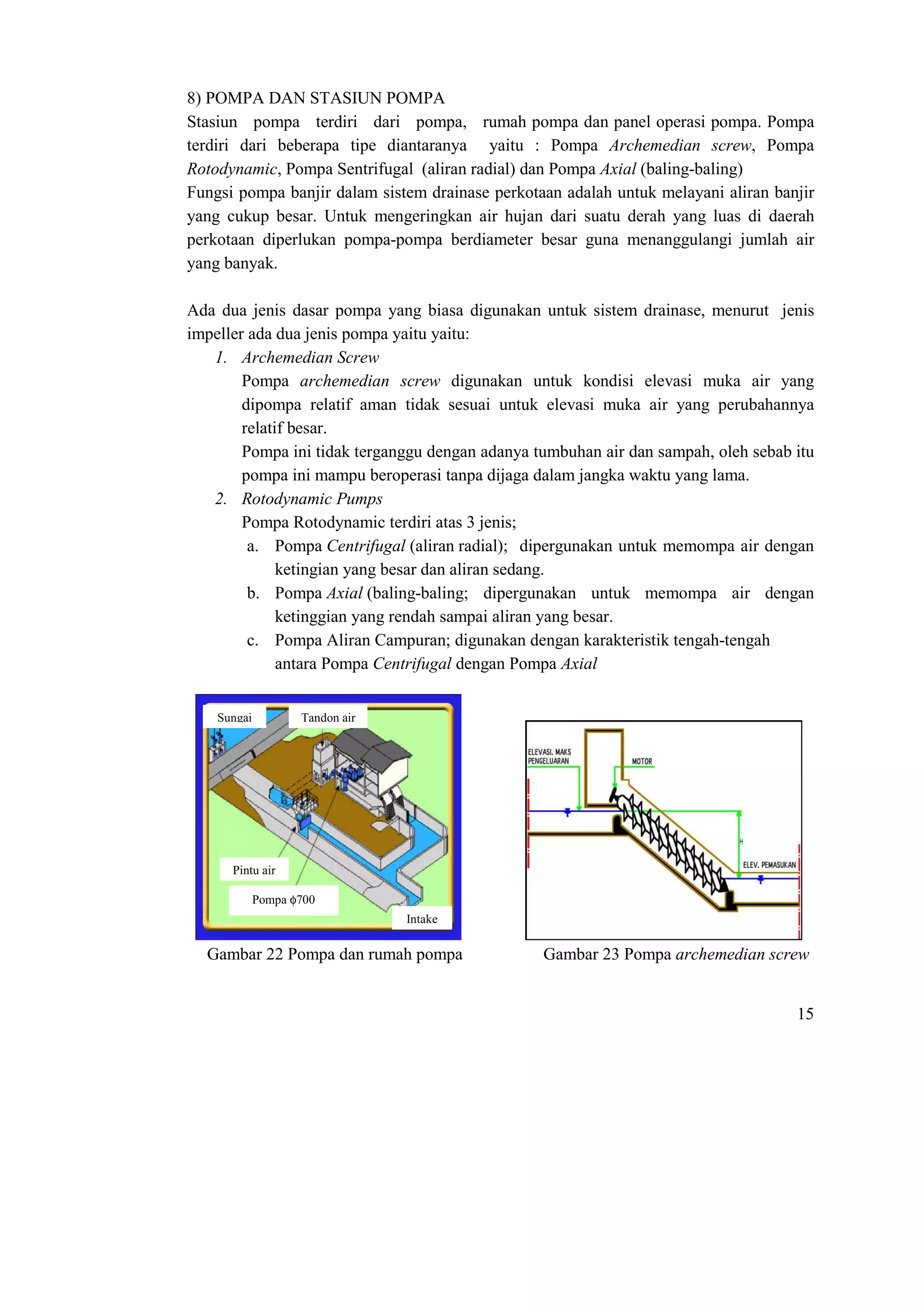 Operasi dan pemeliharaan sistem drainase perkotaan | PDF
