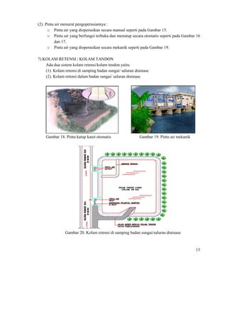 Operasi dan pemeliharaan sistem drainase perkotaan | PDF