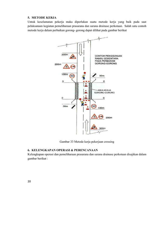Operasi dan pemeliharaan sistem drainase perkotaan | PDF