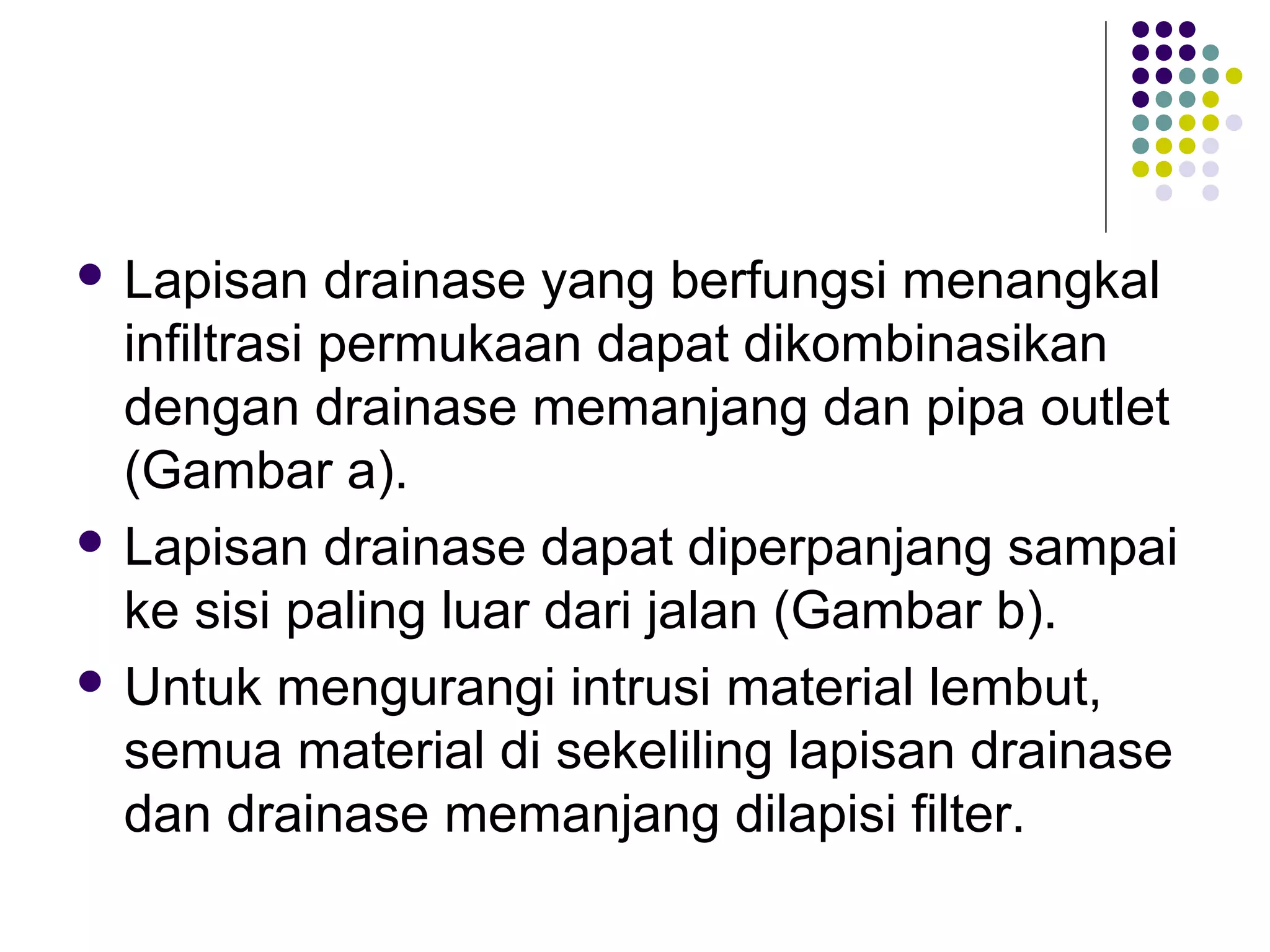 Drainase jalan-raya | PPT