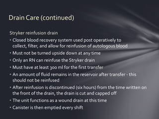 Drain care | PPTX