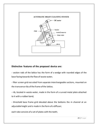 Drain cleaner project report | DOCX