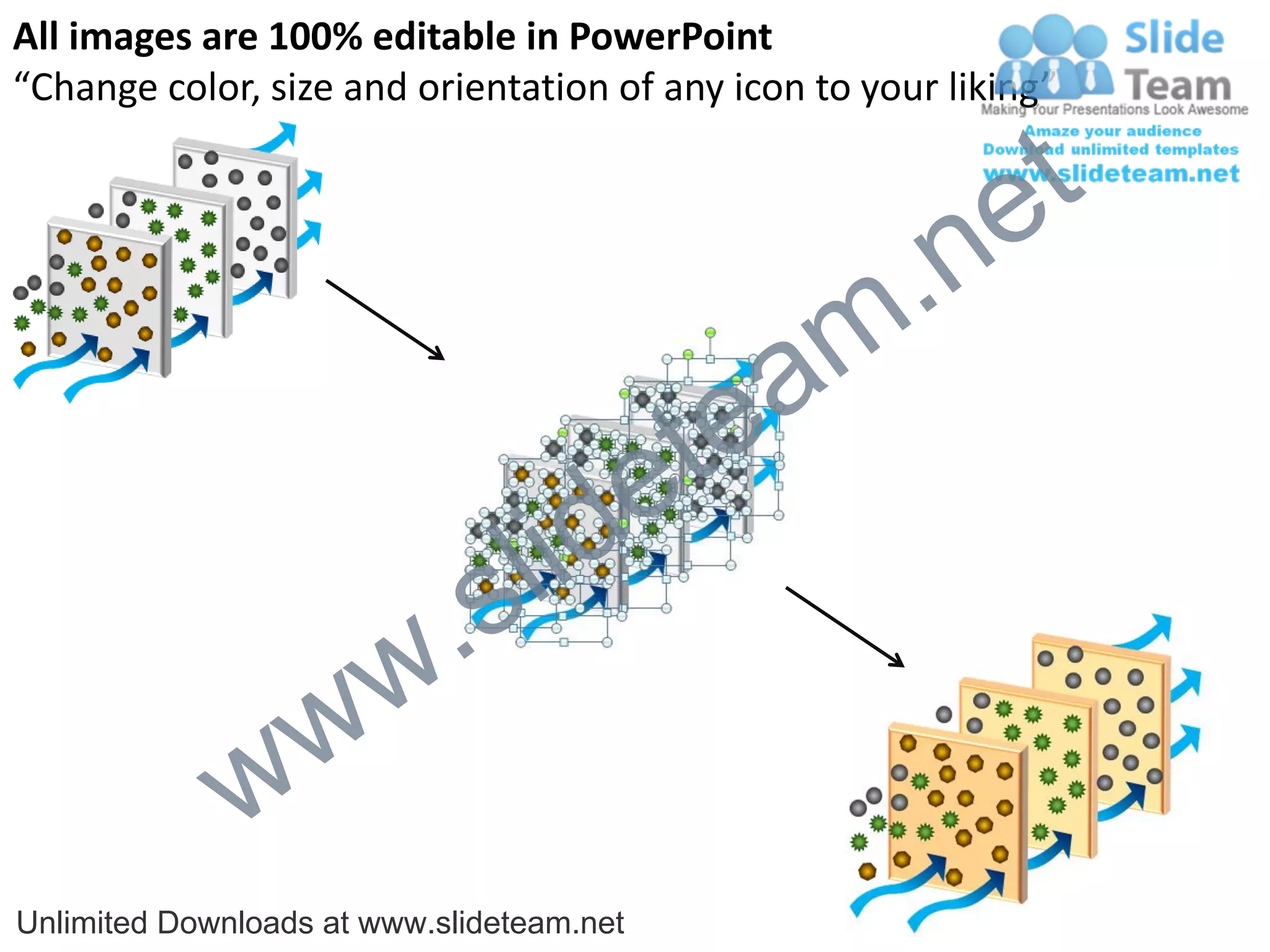 Draining technique powerpoint diagrame templates 0712 | PDF