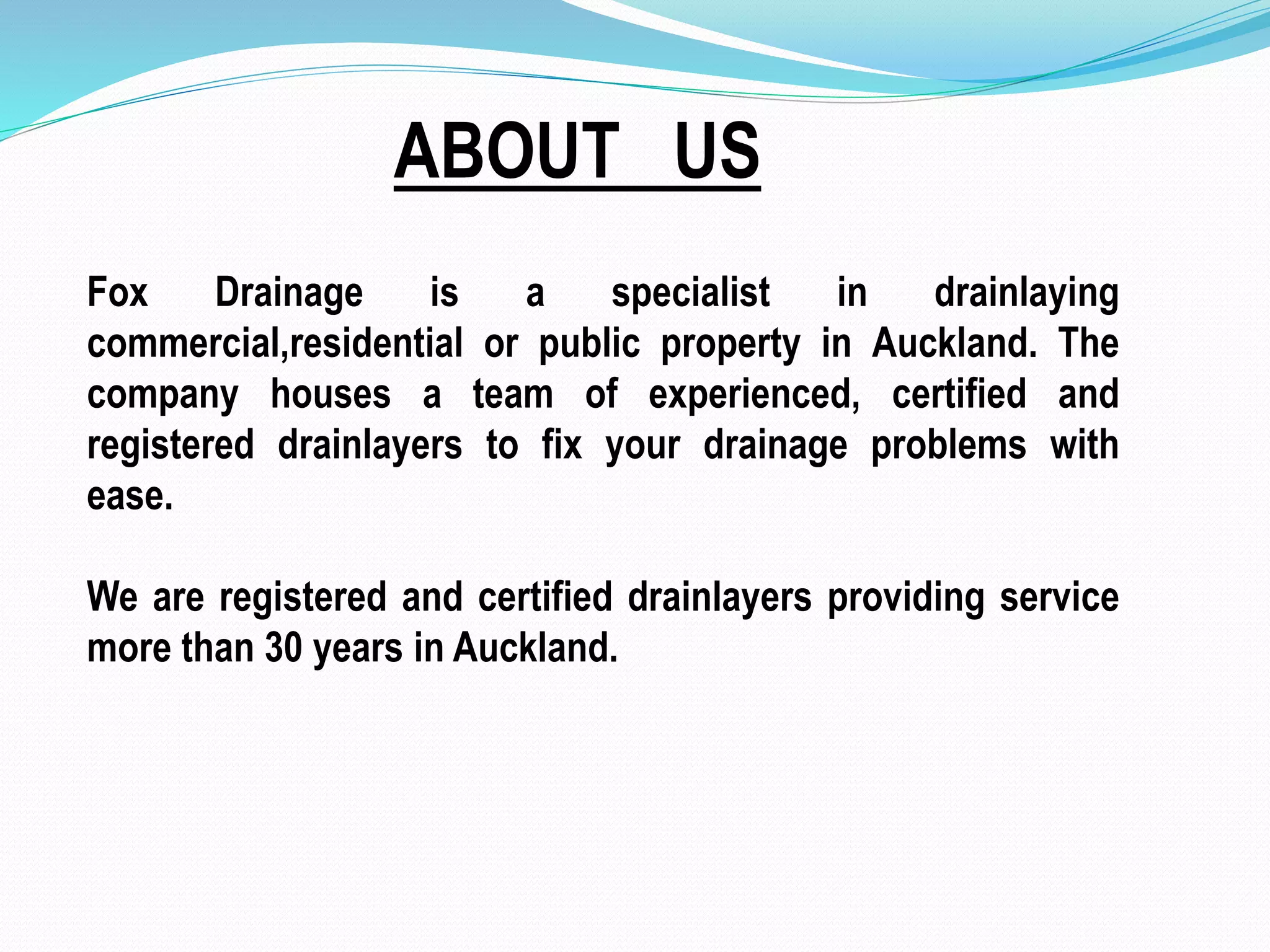 Drainlayer auckland | PPT