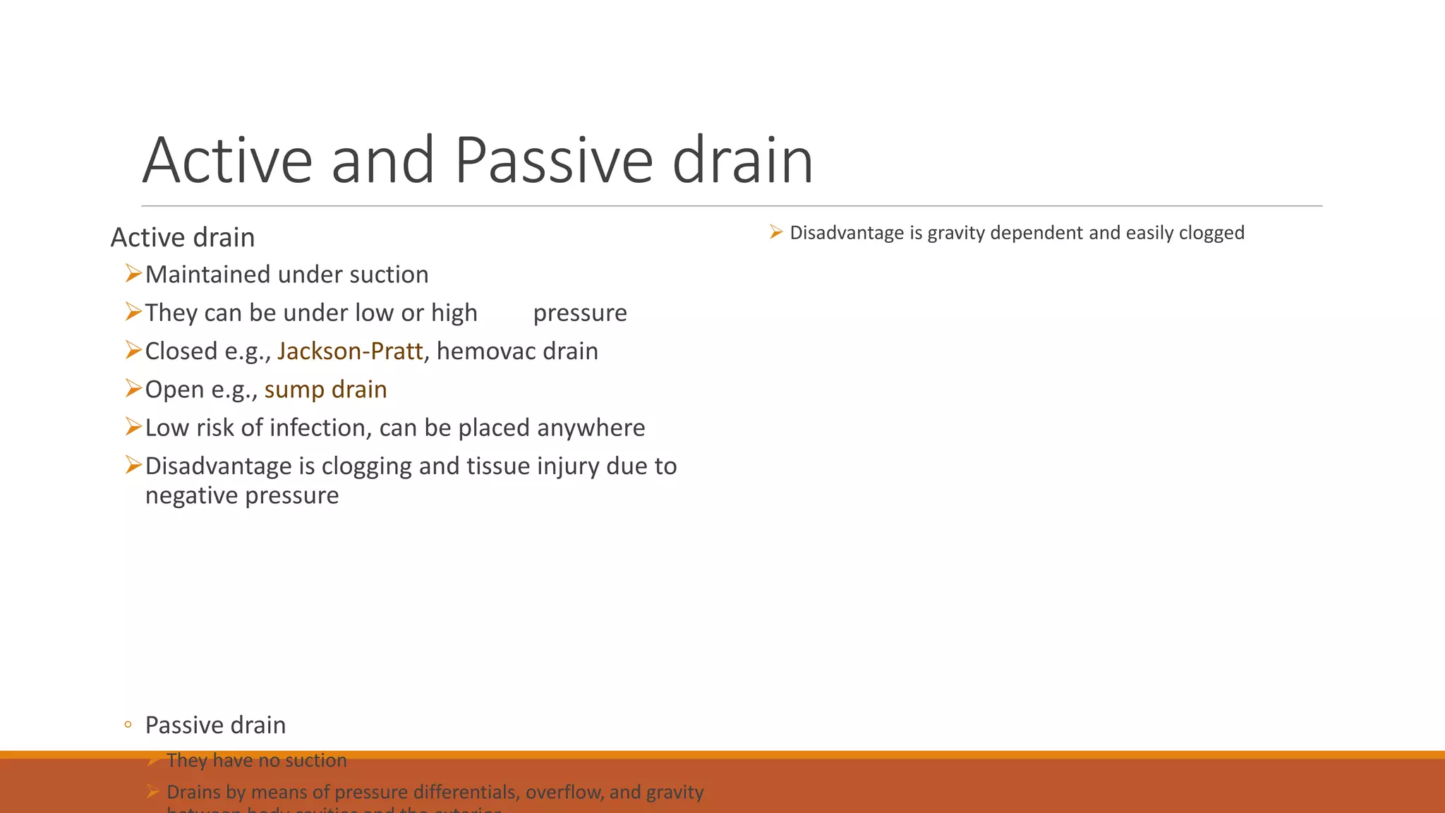 Surgical Drains | PPTX