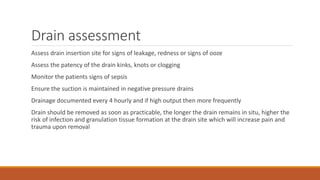 Surgical Drains | PPTX