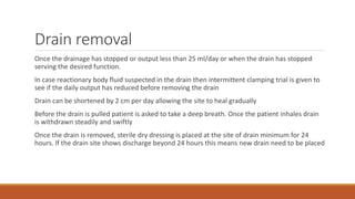 Surgical Drains | PPTX
