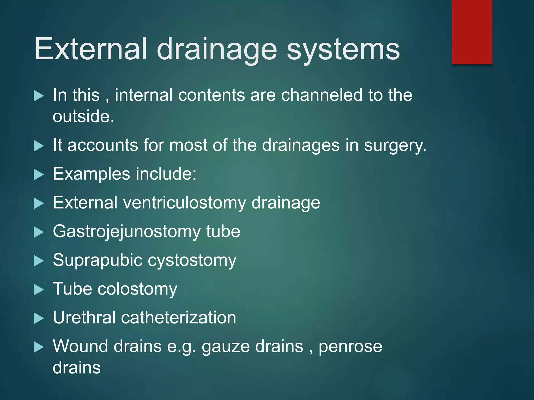 DRAINS AND DRAINAGE SYSTEMS IN SURGERY PPT - Corrected.ppt