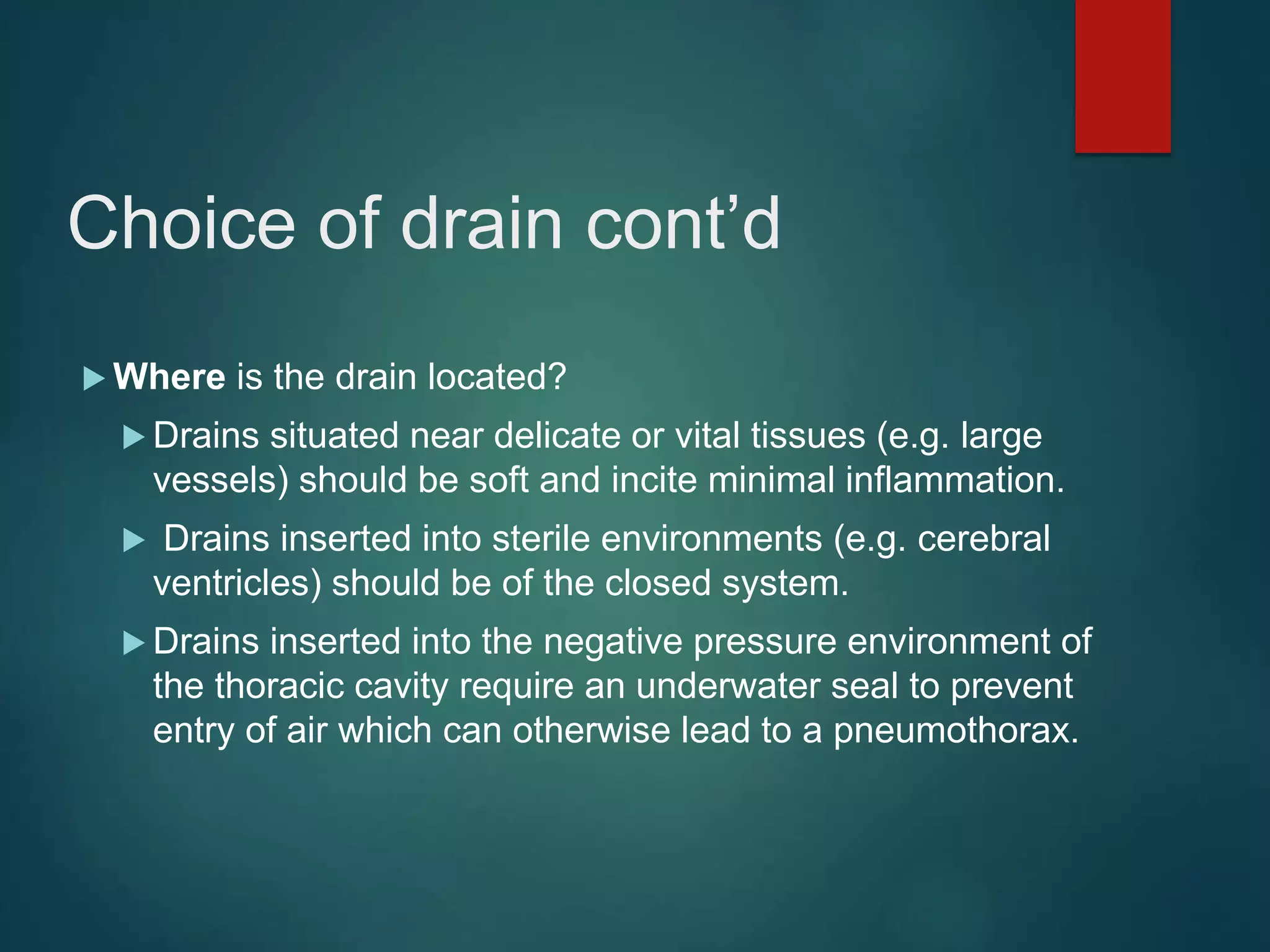 DRAINS AND DRAINAGE SYSTEMS IN SURGERY PPT - Corrected.ppt