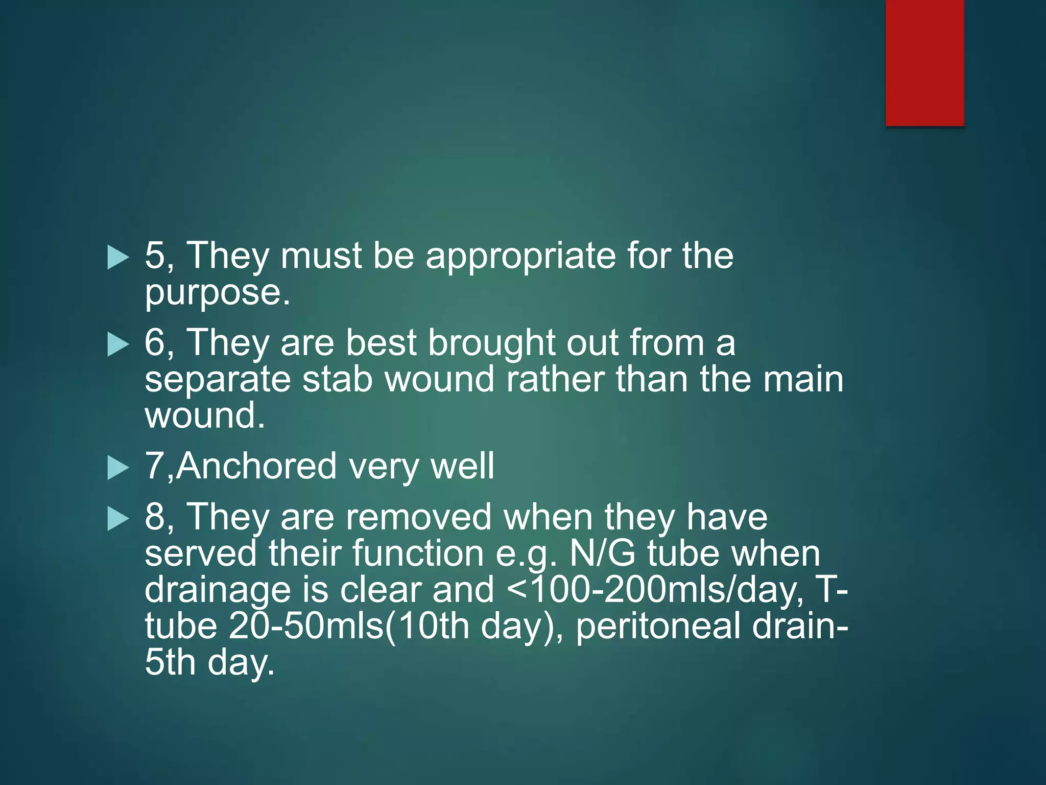 DRAINS AND DRAINAGE SYSTEMS IN SURGERY PPT - Corrected.ppt