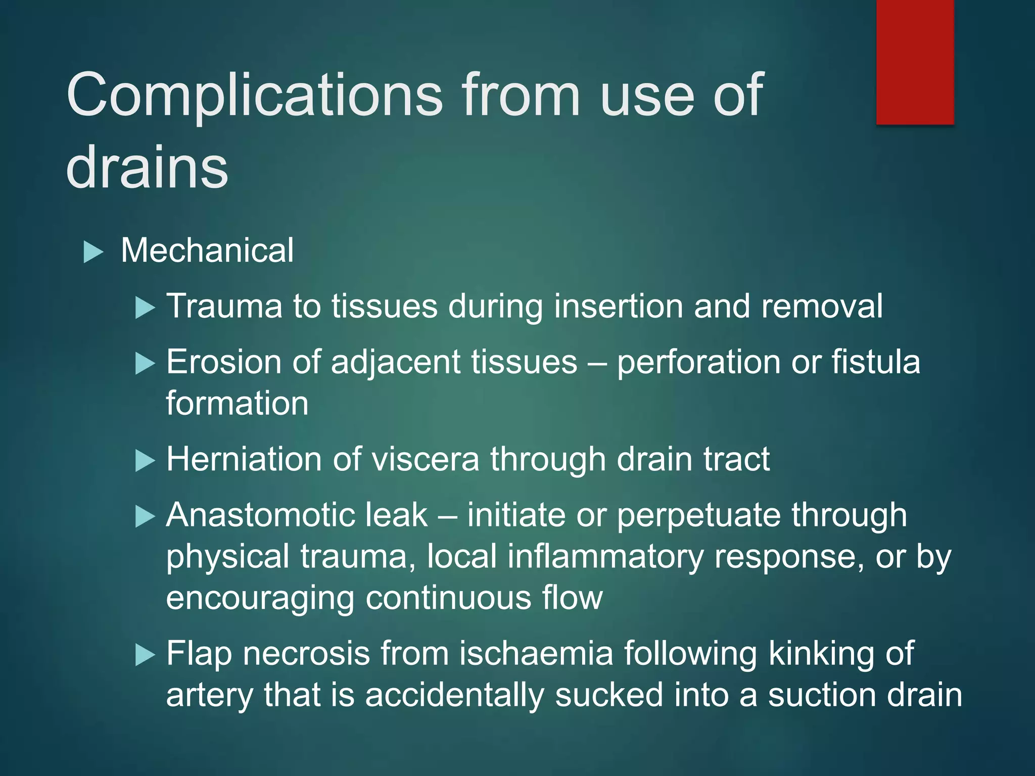 DRAINS AND DRAINAGE SYSTEMS IN SURGERY PPT - Corrected.ppt