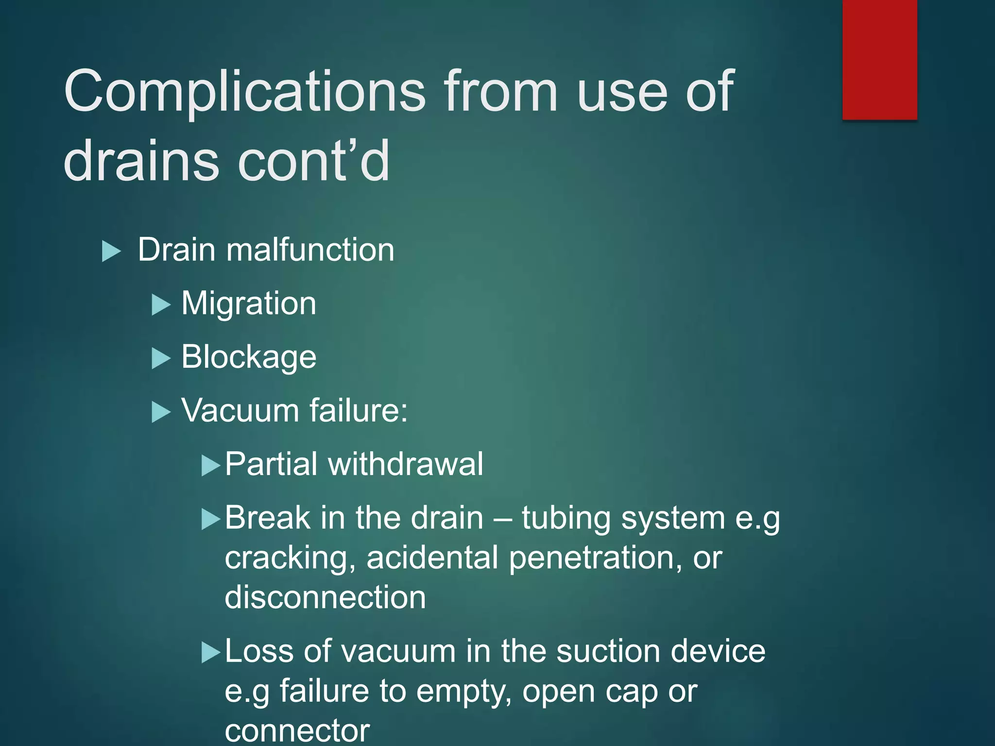 DRAINS AND DRAINAGE SYSTEMS IN SURGERY PPT - Corrected.ppt