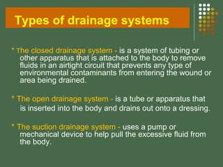 Drains in surgery | PPT