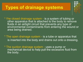 Different types of drains in surgery.ppt | Lung and Respiratory Health ...