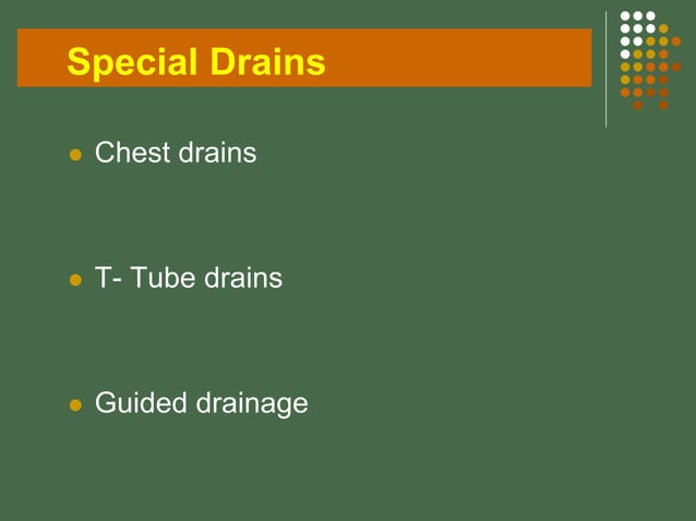 Different types of drains in surgery.ppt | Lung and Respiratory Health ...