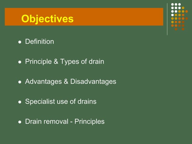 Different types of drains in surgery.ppt | Lung and Respiratory Health ...