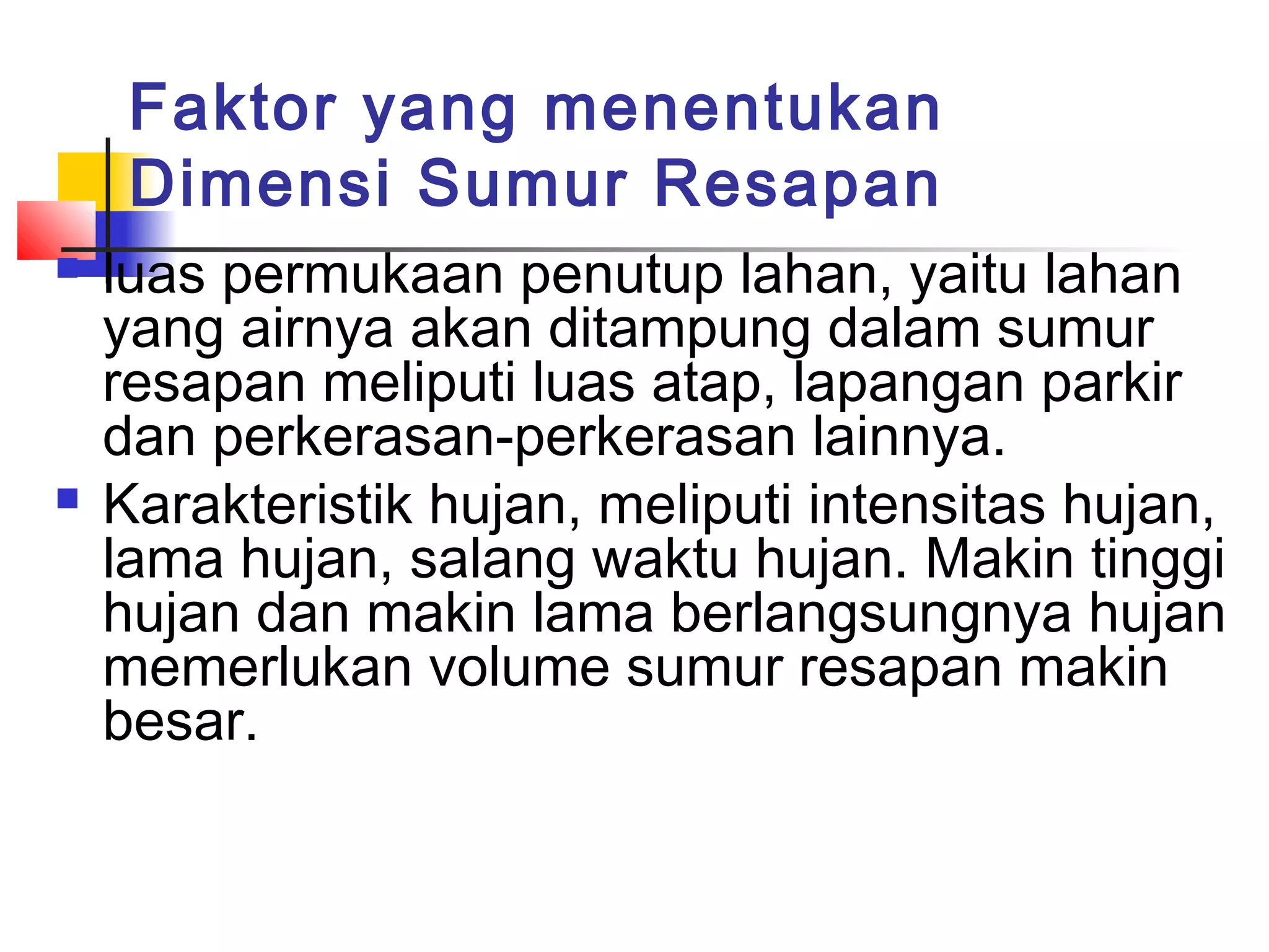 SUMUR RESAPAN | PPT