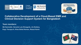 EMR system leading to CDSS for a 3rd world country .pptx