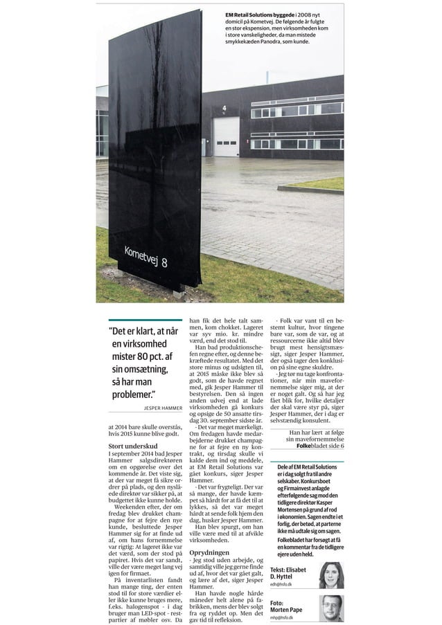 Drak champagne om fredagen - gik konkurs om tirsdagen | PDF