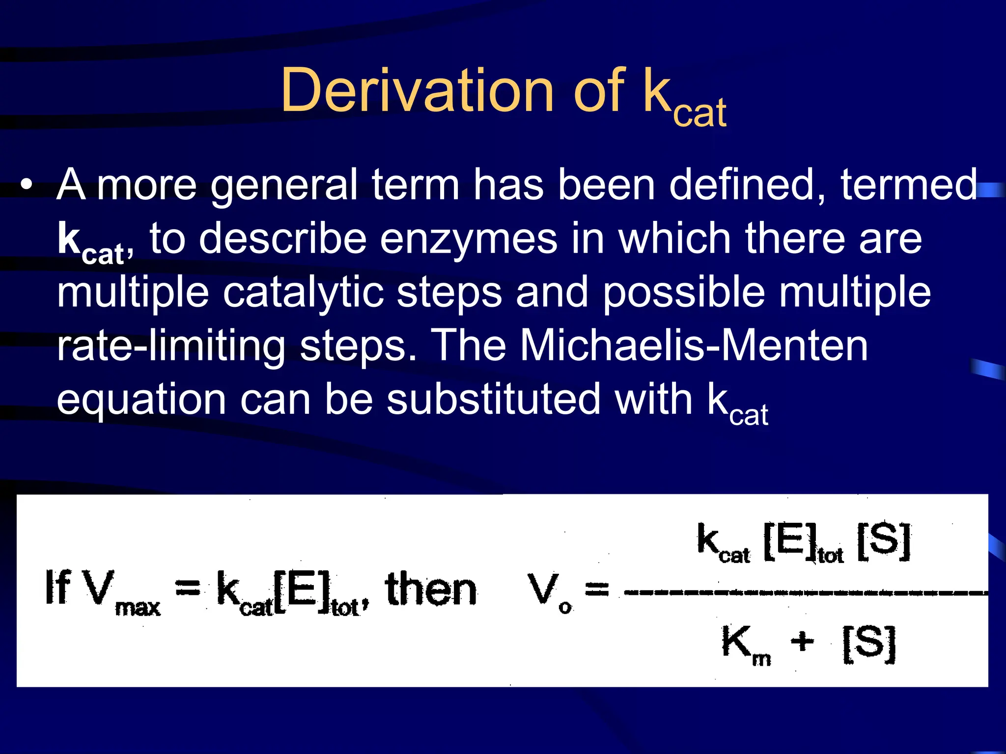 enzyme kinetics-how it works, michelis menten equation | PPT