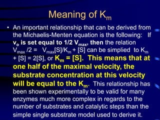 enzyme kinetics-how it works, michelis menten equation | PPT