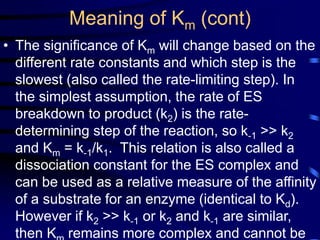 enzyme kinetics-how it works, michelis menten equation | PPT