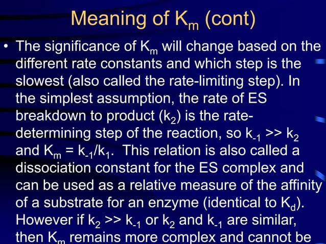 enzyme kinetics-how it works, michelis menten equation | PPT