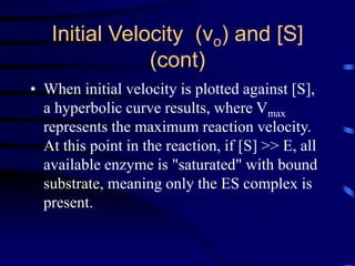 enzyme kinetics-how it works, michelis menten equation | PPT