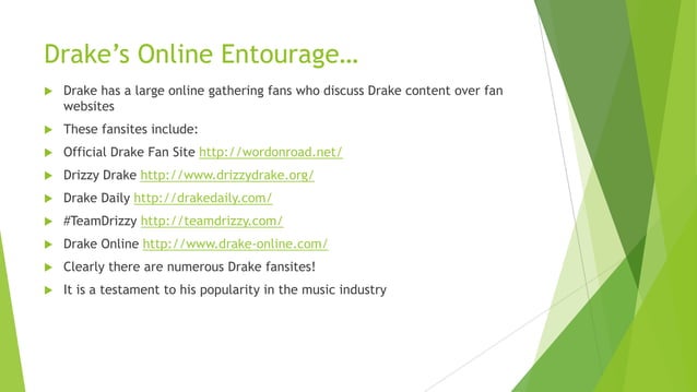 Drake Powerpoint | PPTX | Hip Hop Music | Music