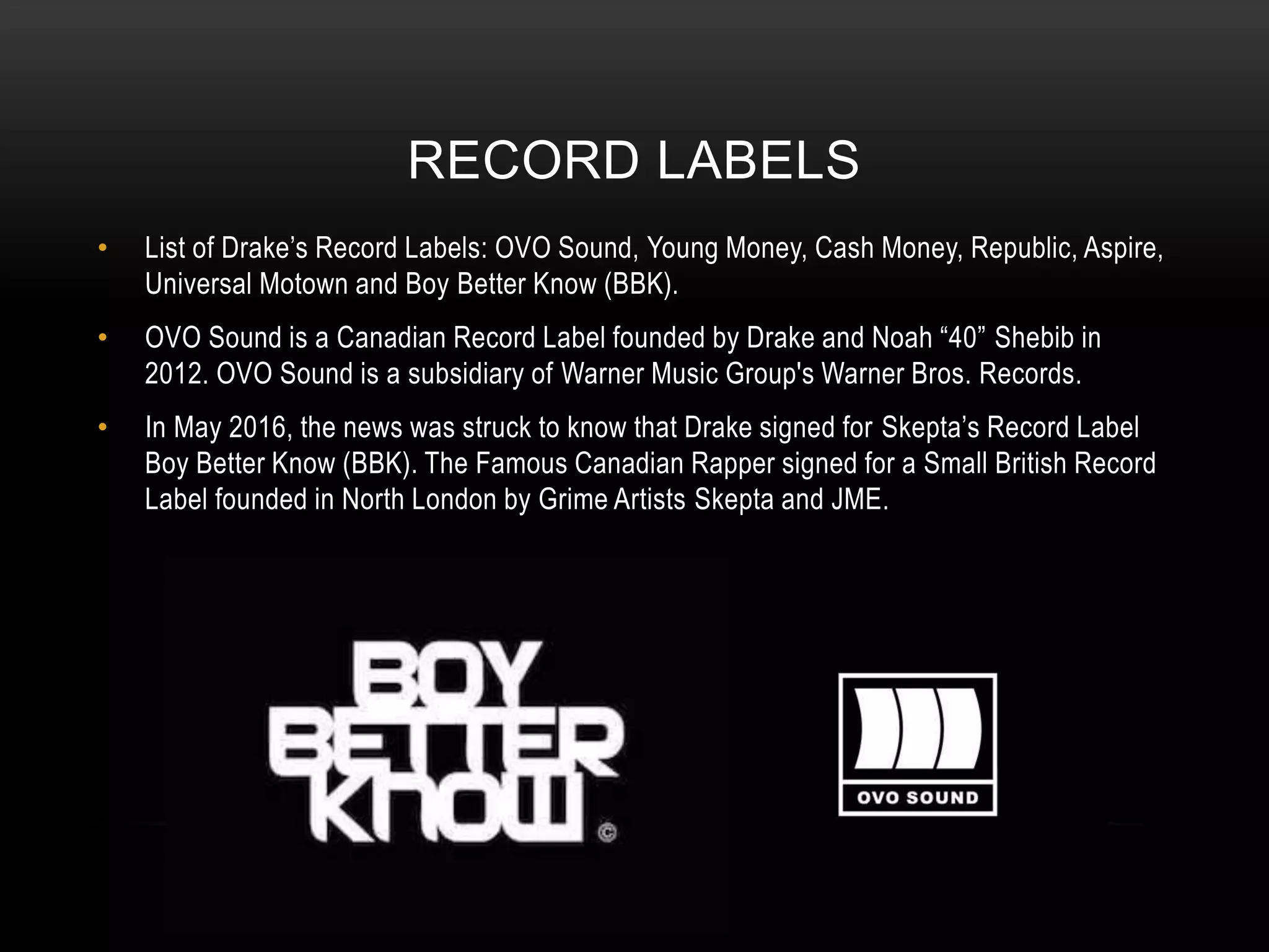 Drake - Cross Media Case Study Presentation | PPTX