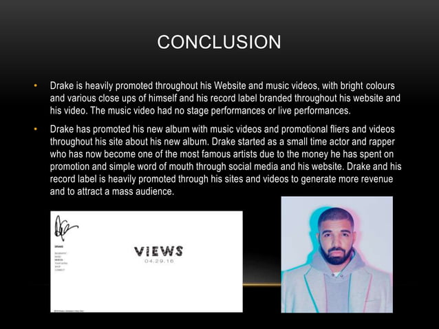 Drake - Cross Media Case Study Presentation | PPTX | Contemporary Hits ...