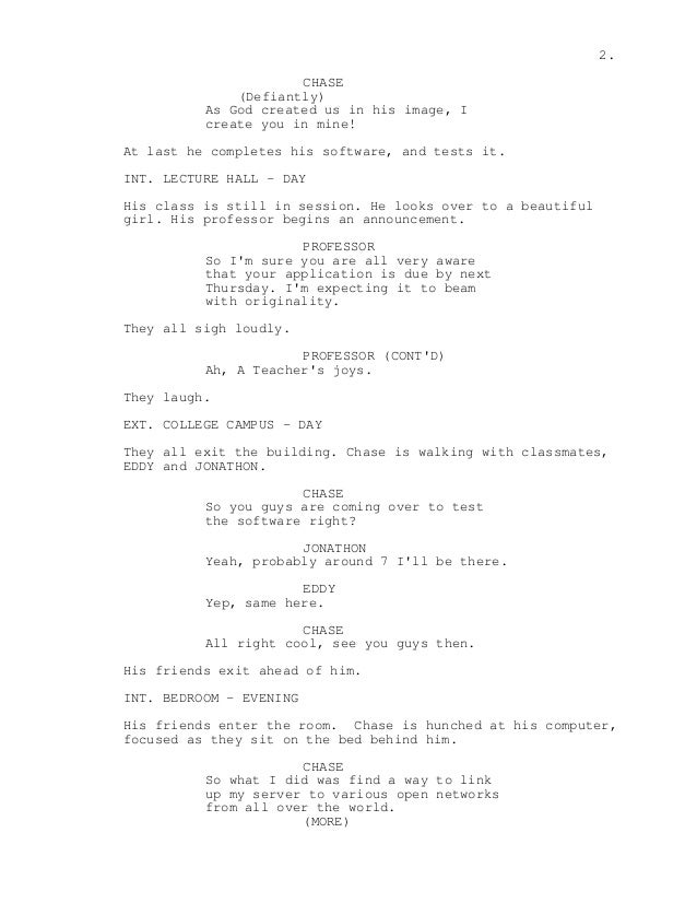 Drake - Short Science Fiction Film Script