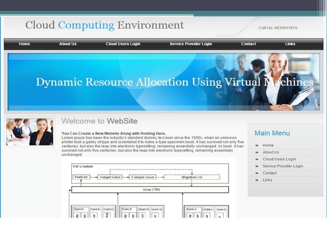 Dynamic Resource Allocation Using Virtual Machines For Cloud Computing Environment Ppt