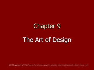 Dram 1310 chapter 9 design | PPT