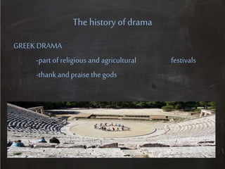 DRAMA, history, types and subtypes | PPT