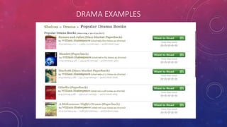 Drama(Genre) | PPTX | Theater | Fine Art